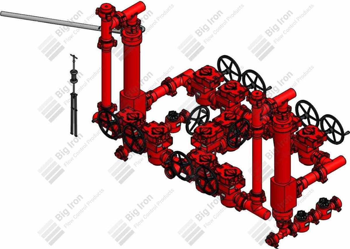 Dual Vertical Debris Catcher Dual Barrier 3" Fig 1502 W/ 4" Screen & 7 ...